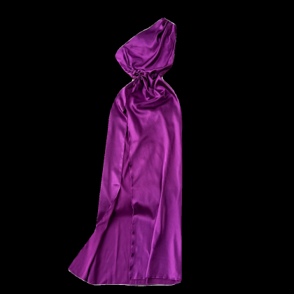 Elegant Purple Satin Halter Neck Evening Gown on Luulla