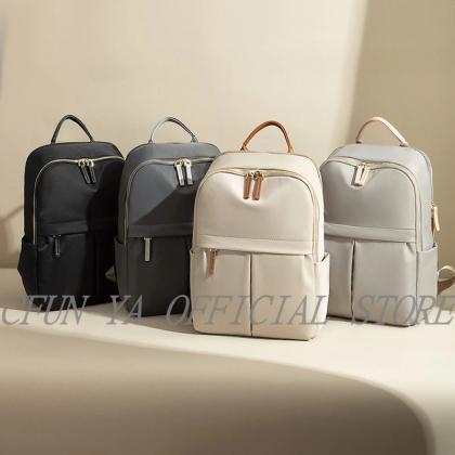 Stylish Durable Leather Backpack With Multiple Pockets on Luulla
