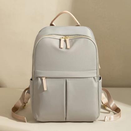 Stylish Durable Leather Backpack With Multiple Pockets on Luulla