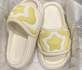Cozy Star Pattern Slides For Indoor Comfort on Luulla
