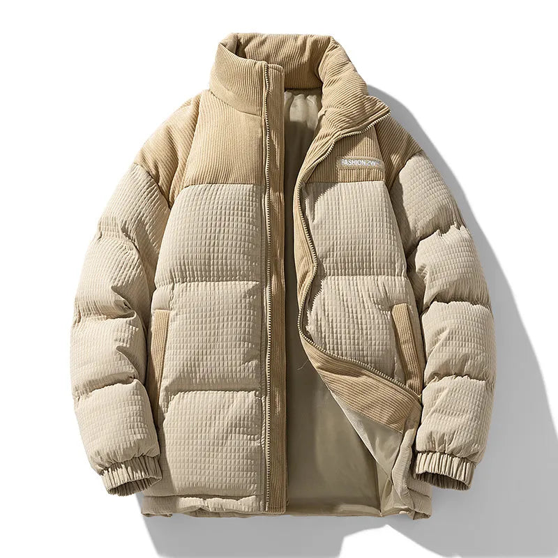 Urban Taupe Corduroy Puffer Jacket on Luulla