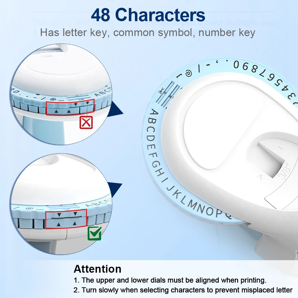 Portable Manual 3d Embosser With Multicolor Label Tapes on Luulla