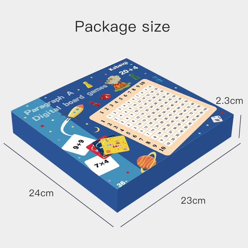 Educational Wooden Board Game For Children Mathematics Learning on Luulla