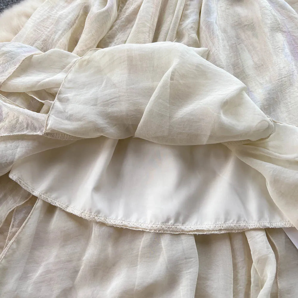 Elegant Faux Fur Shawl With Sheer Bow Detail on Luulla