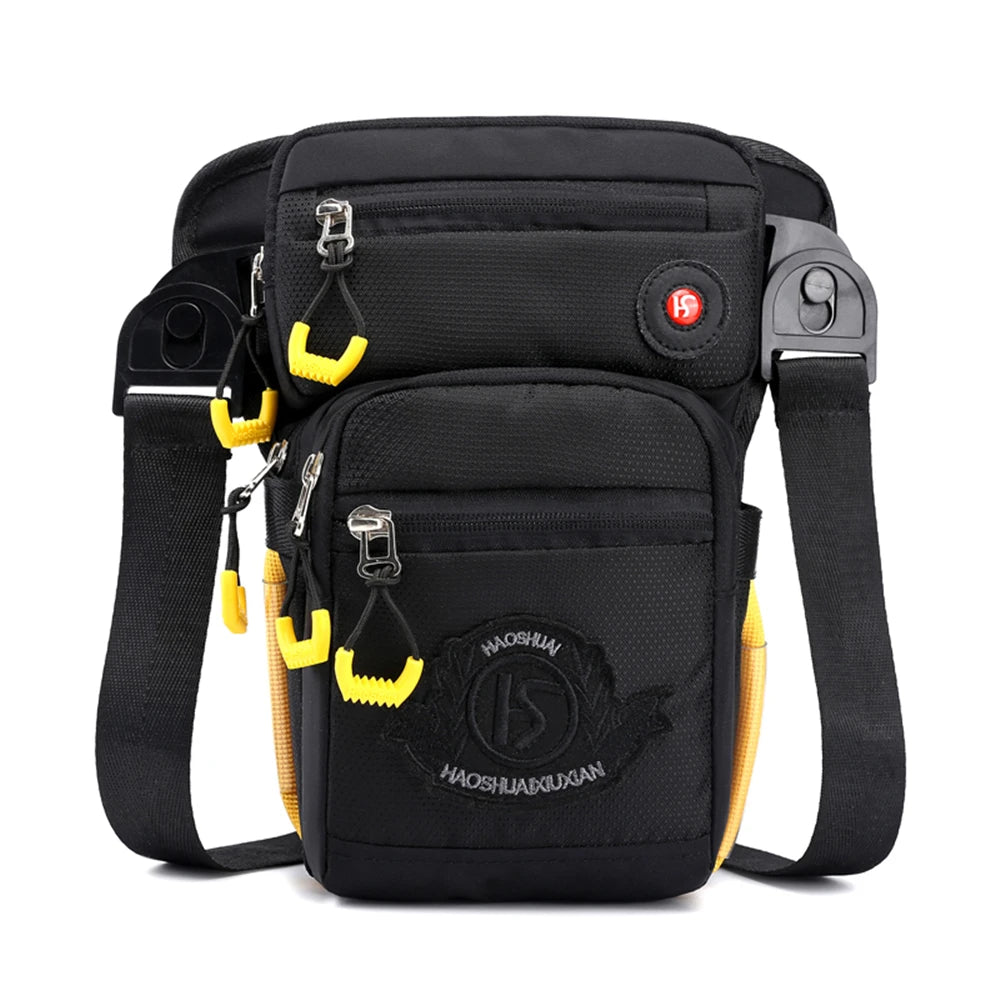 Black Tactical Crossbody Bag With Multiple Pockets on Luulla