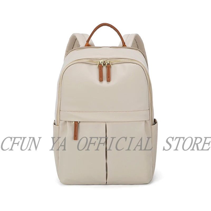Stylish Durable Leather Backpack With Multiple Pockets on Luulla