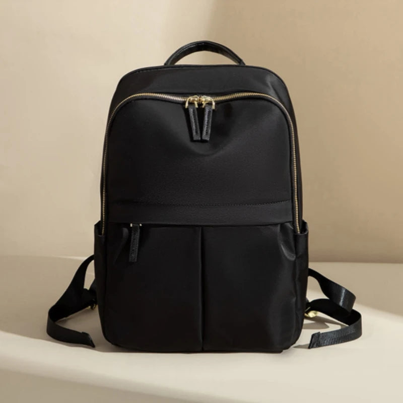 Stylish Durable Leather Backpack With Multiple Pockets on Luulla