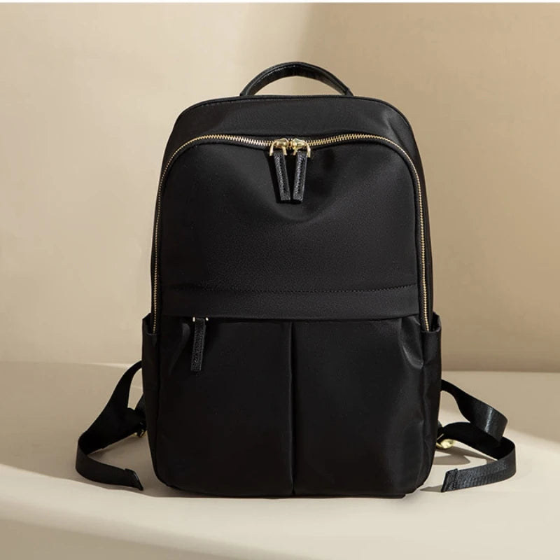 Stylish Durable Leather Backpack With Multiple Pockets on Luulla