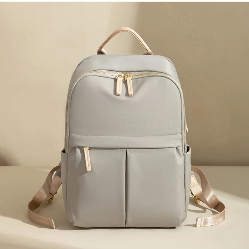 Stylish Durable Leather Backpack With Multiple Pockets on Luulla