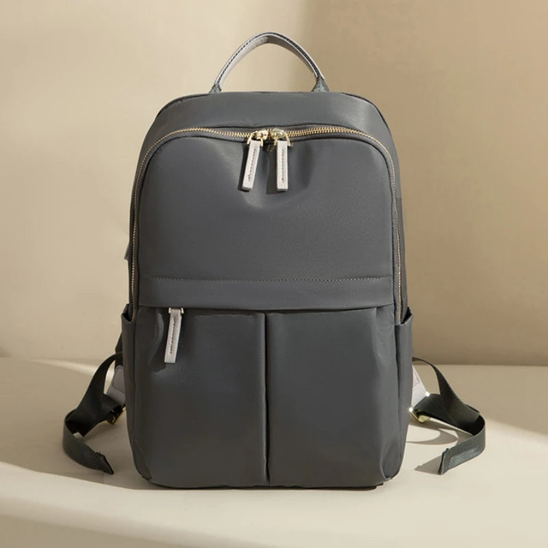 Stylish Durable Leather Backpack With Multiple Pockets on Luulla