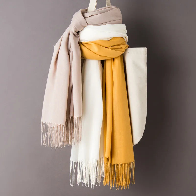 Multi-color Soft Cashmere Scarf For Women on Luulla