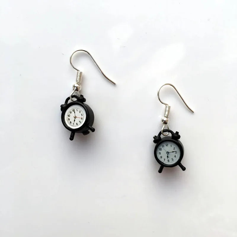 dali clock earrings