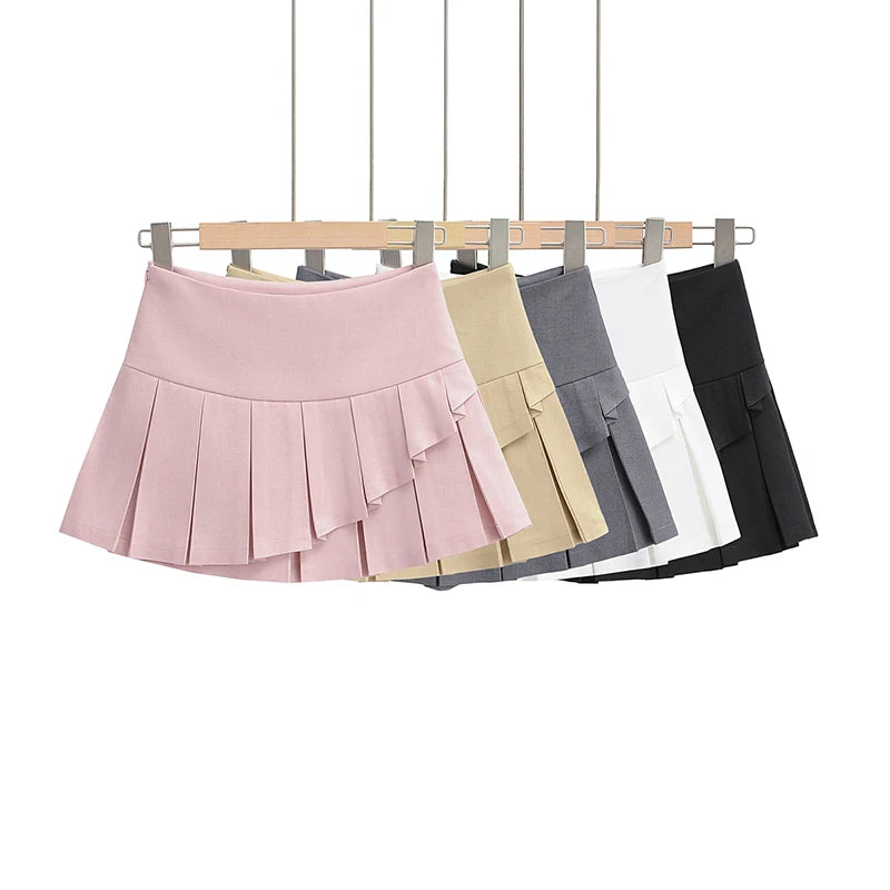 asymmetrical mini skirt pattern