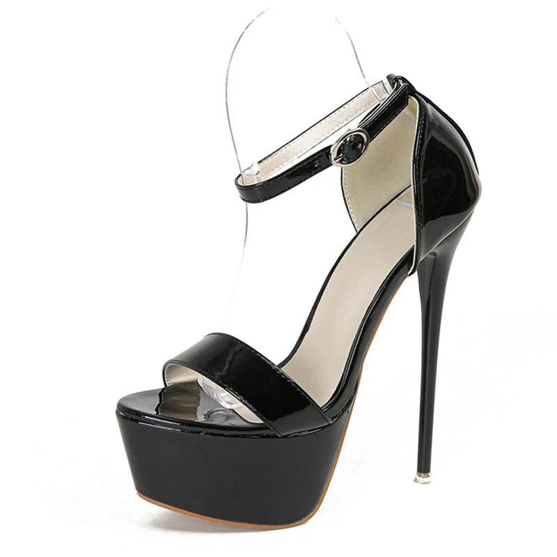 Stunning Stiletto High Heels Ankle Strap Sandals on Luulla