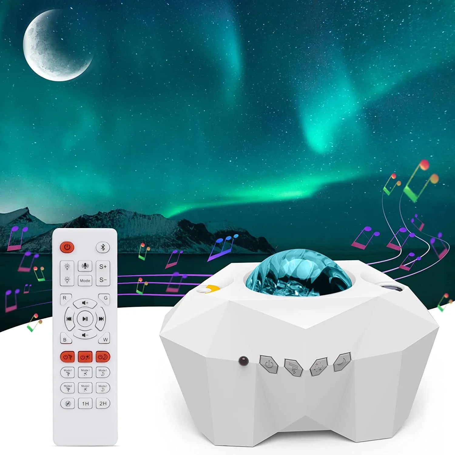 Starry Night Light Projector With Remote Control on Luulla