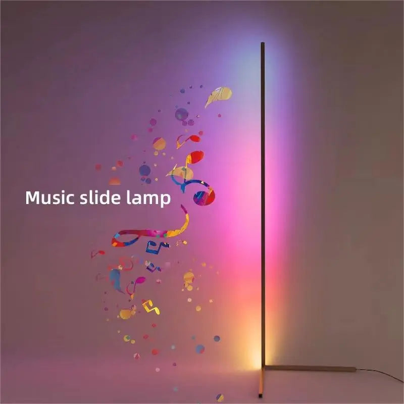 Colorful Music Note Led Floor Lamp With Remote Control on Luulla