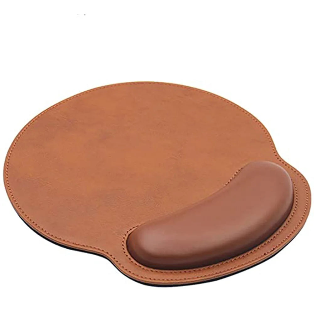 Ergonomic Leather Mouse Pad With Wrist Support End on Luulla
