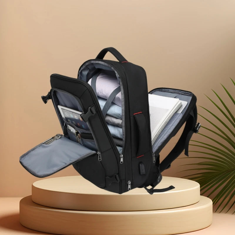 Multipurpose Waterproof Laptop Backpack With Usb Charging Port on Luulla