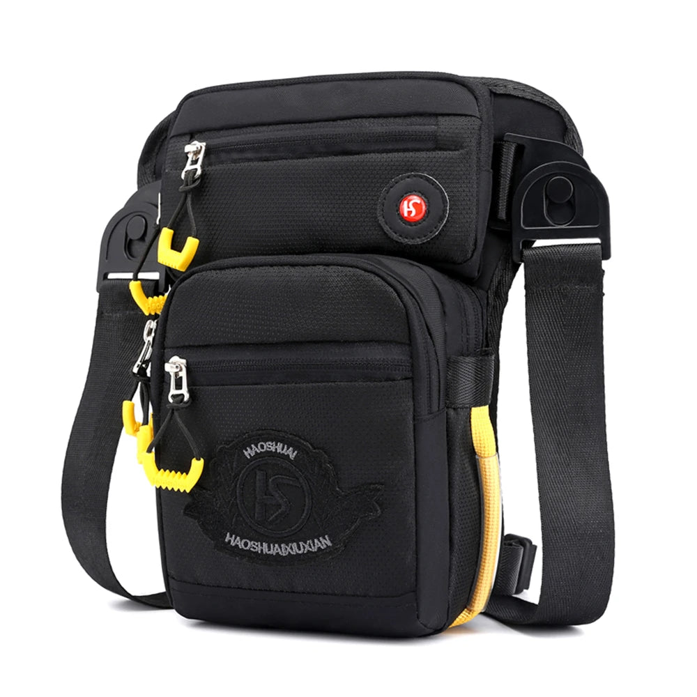 Black Tactical Crossbody Bag With Multiple Pockets on Luulla