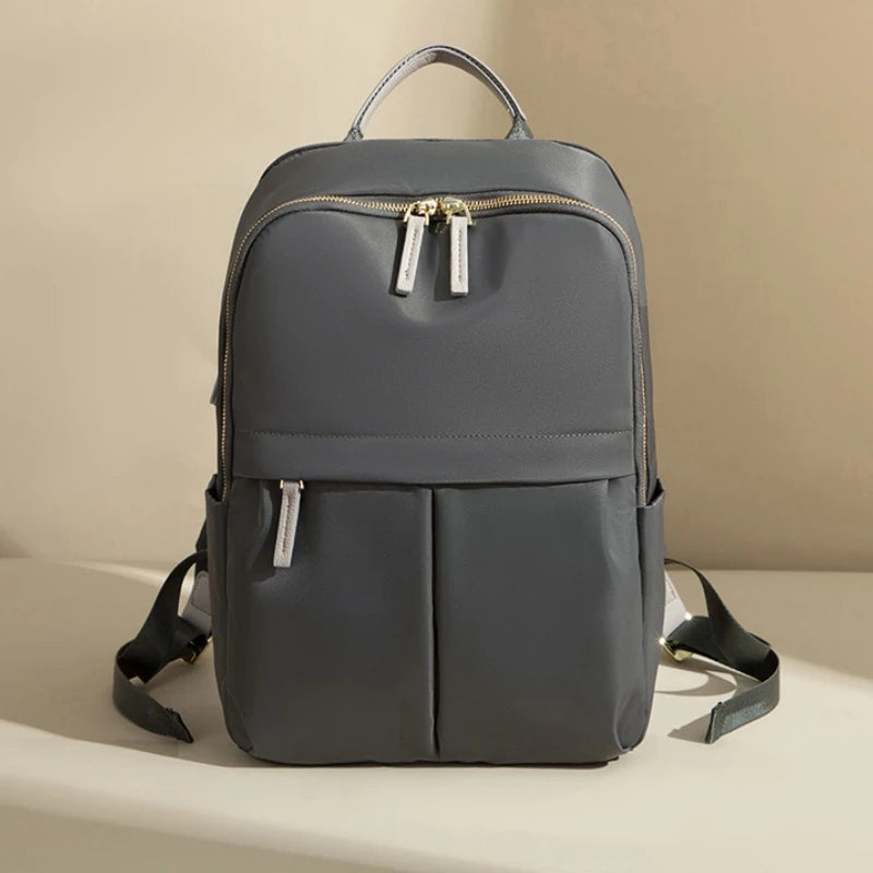 Stylish Durable Leather Backpack With Multiple Pockets on Luulla