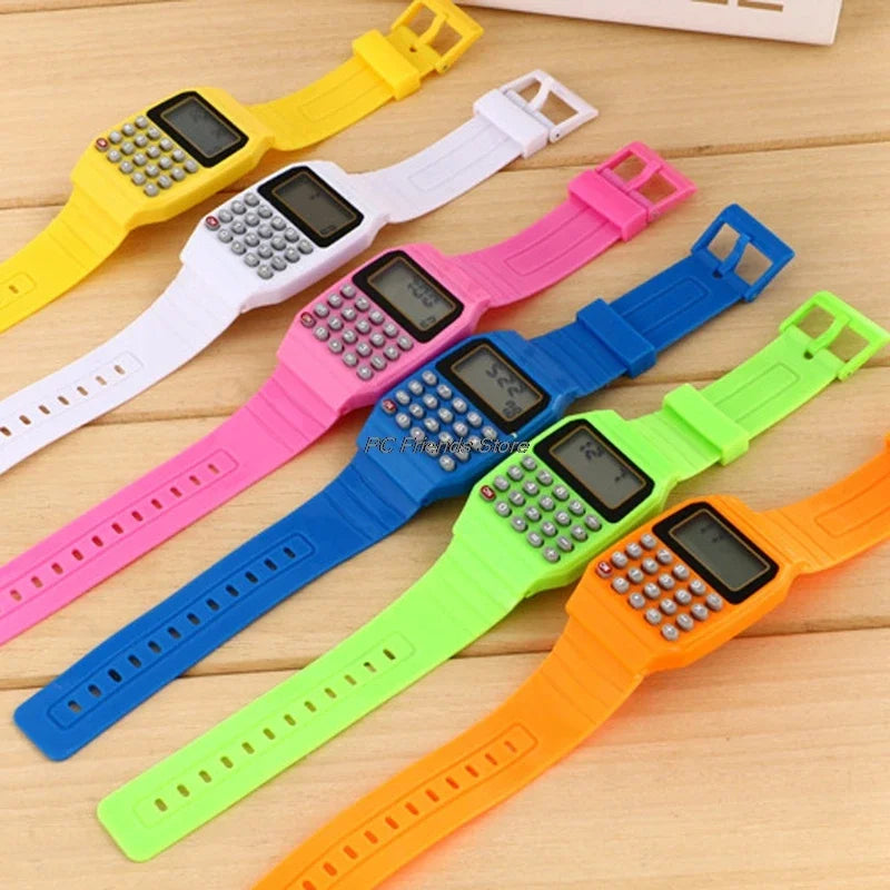 Retro Calculator Watch In Assorted Vibrant Colors on Luulla