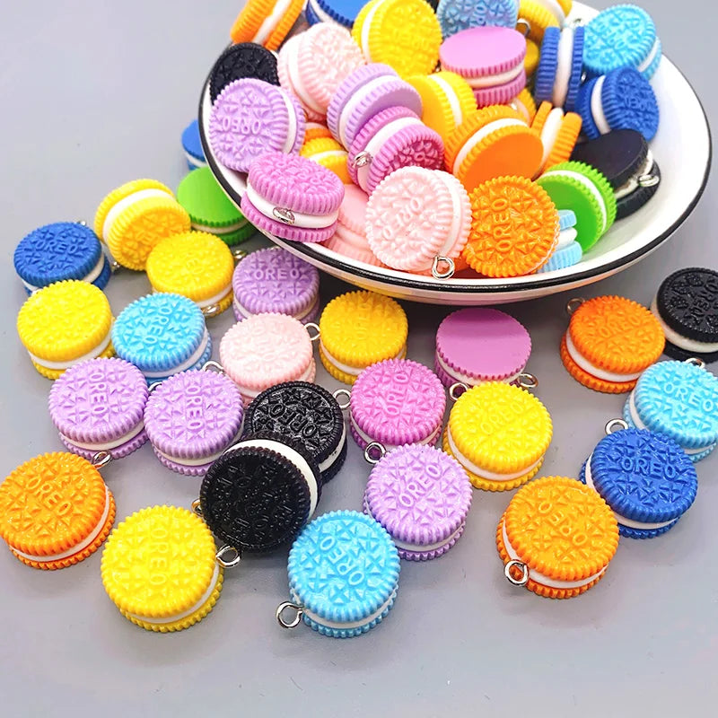 Colorful Mini Cookie Keychain Accessories - Set Of 10 on Luulla