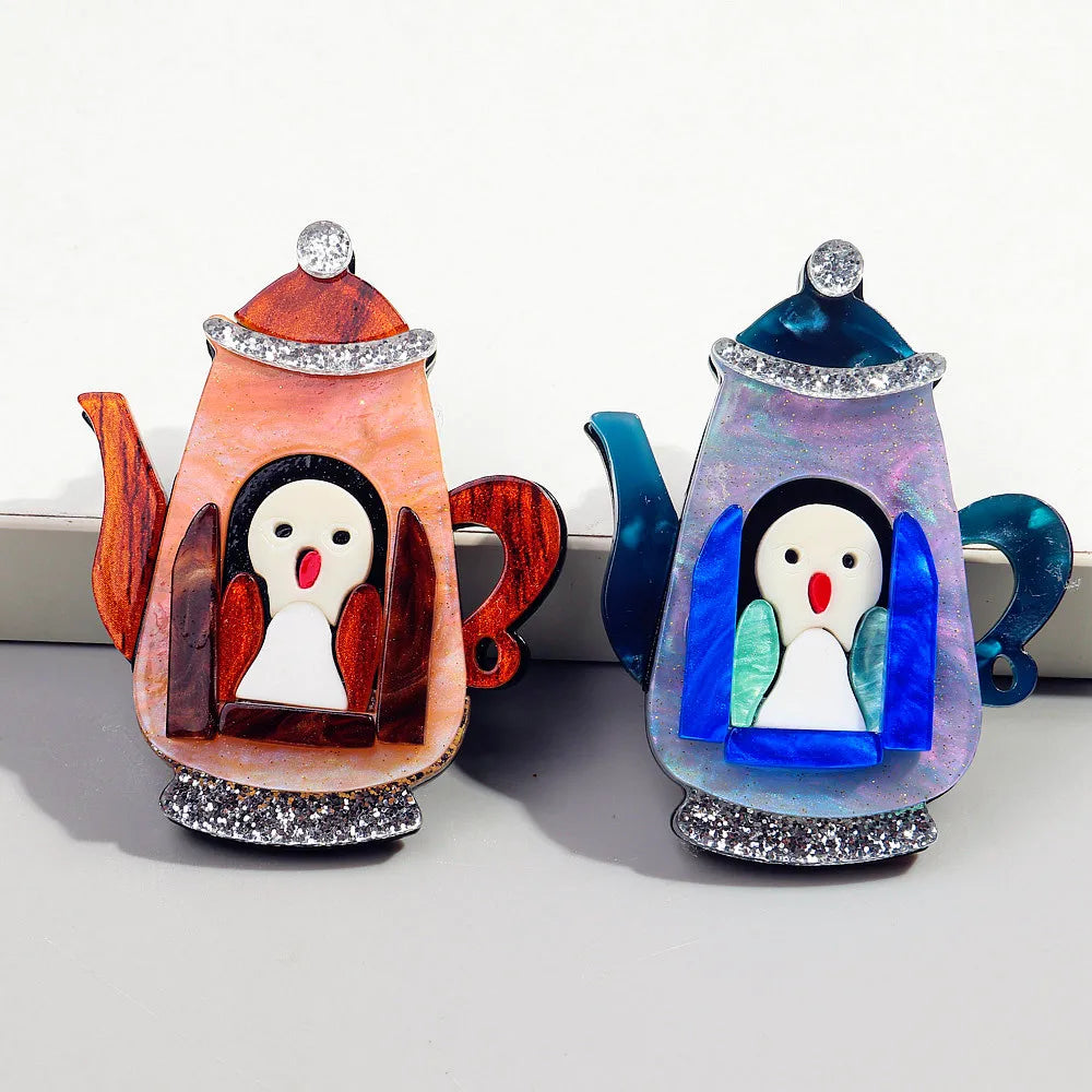 Decorative Penguin Themed Ceramic Teapot Set Duo on Luulla