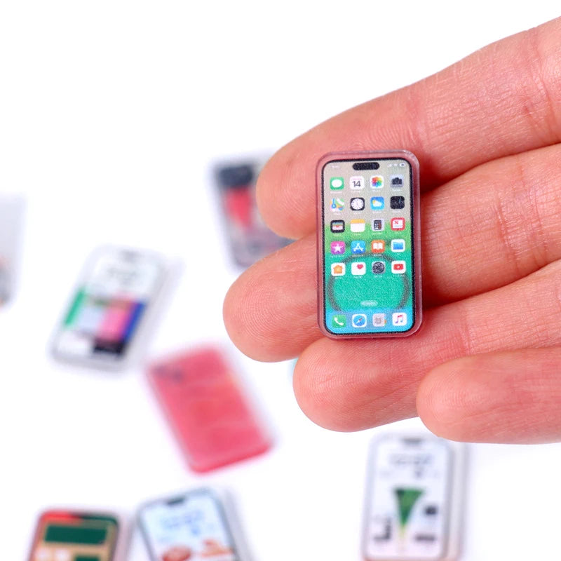Miniature Smartphone Replica Keychain Collectible Toy on Luulla